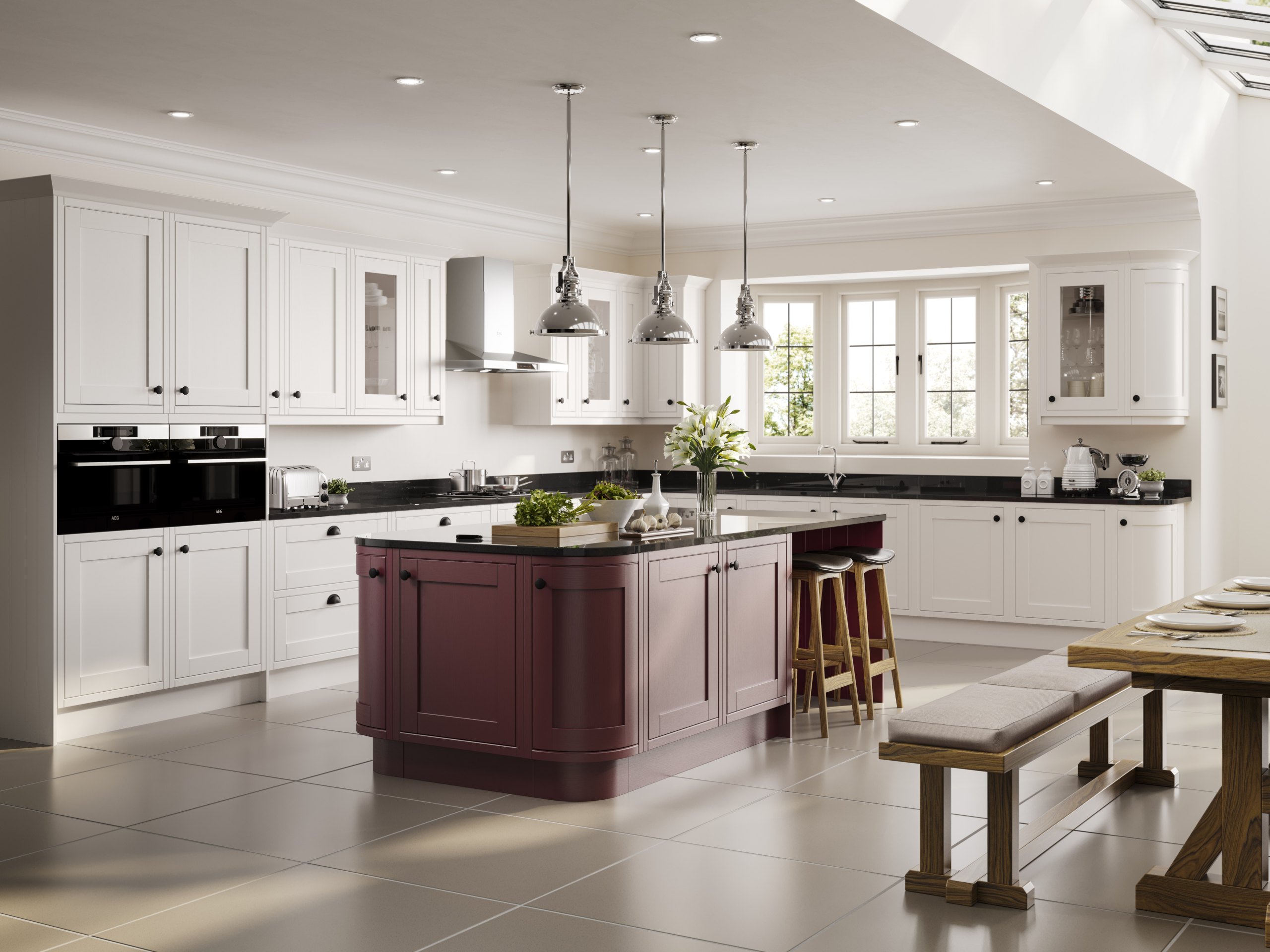 Discover the timeless allure of an in-frame kitchen design